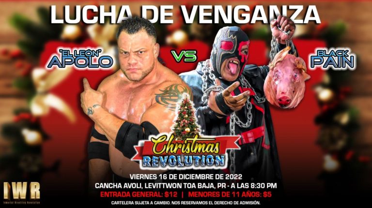 IWR: El León Apolo regresa a Puerto Rico para enfrentar a Black Pain en ...