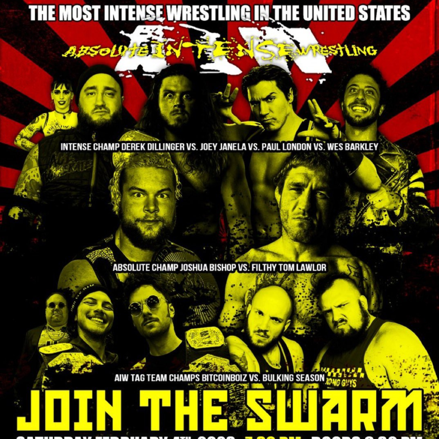 Resultados de AIW Join The Swarm (04/02) | Superluchas