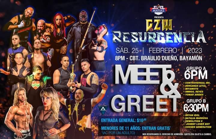 GZW presenta Resurgencia en Bayamón - Bryan Idol y Natalia Markova en ...