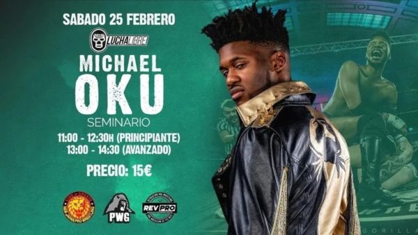 Michael Oku competirá en LuchaLibre Barcelona | Superluchas