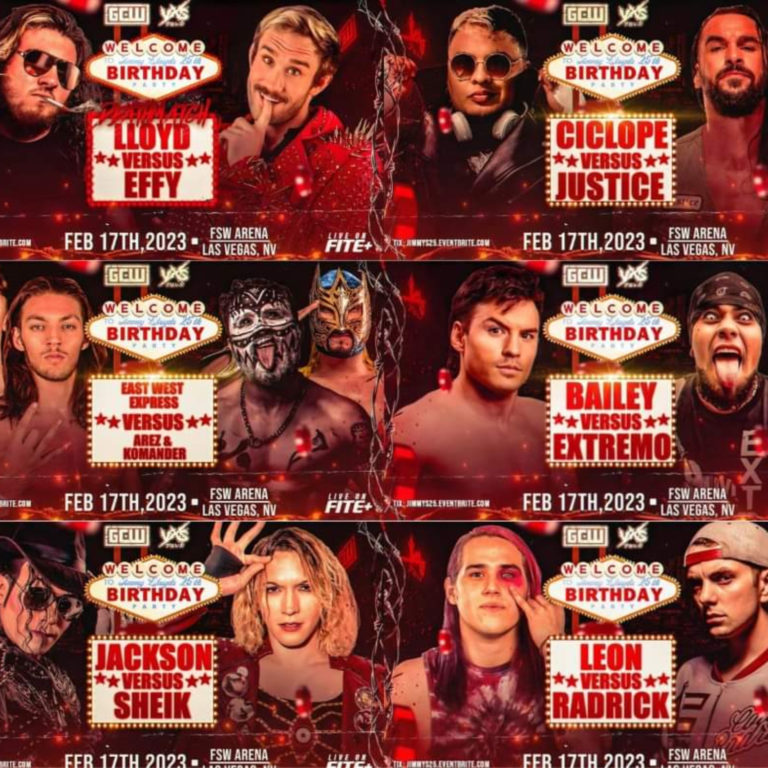 Resultados de VxS/GCW Jimmy Lloyd’s All Grown Up | Superluchas