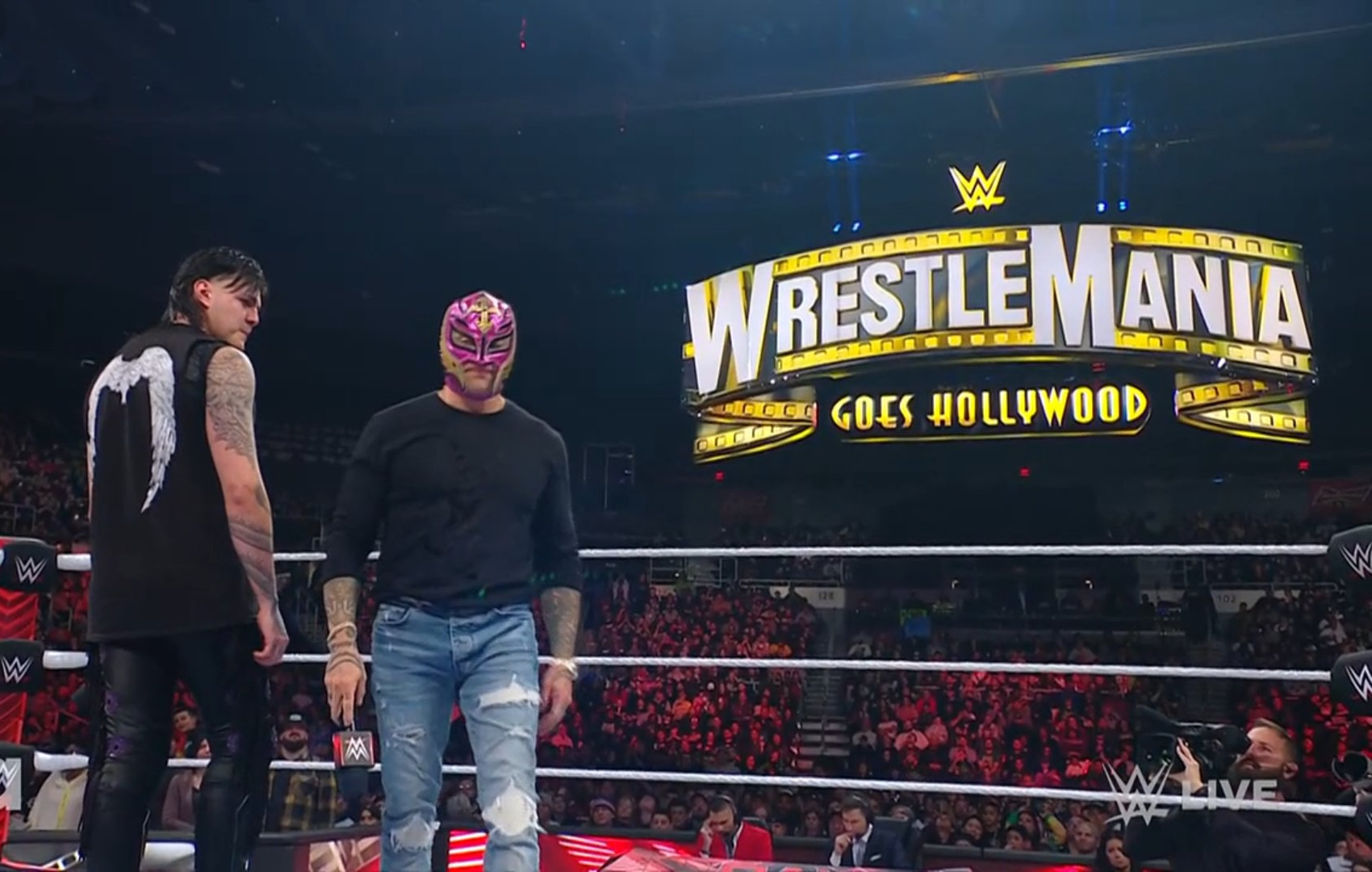 Rey Mysterio rechaza la lucha con Dominik en WrestleMania | Superluchas