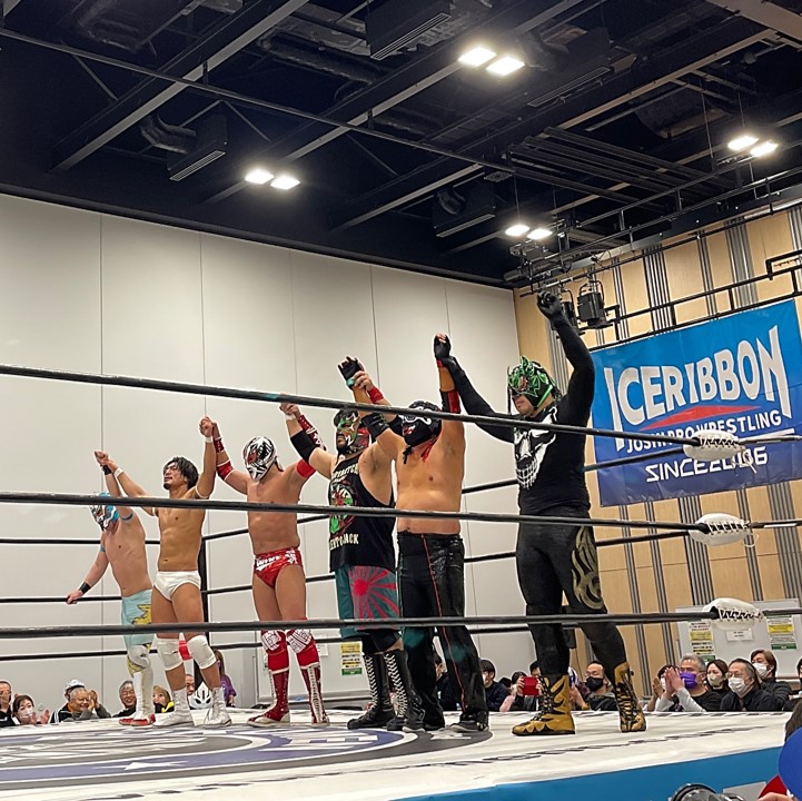 Fukumen MANIA/Ice Ribbon: «Fukumen Ribbon» | Superluchas