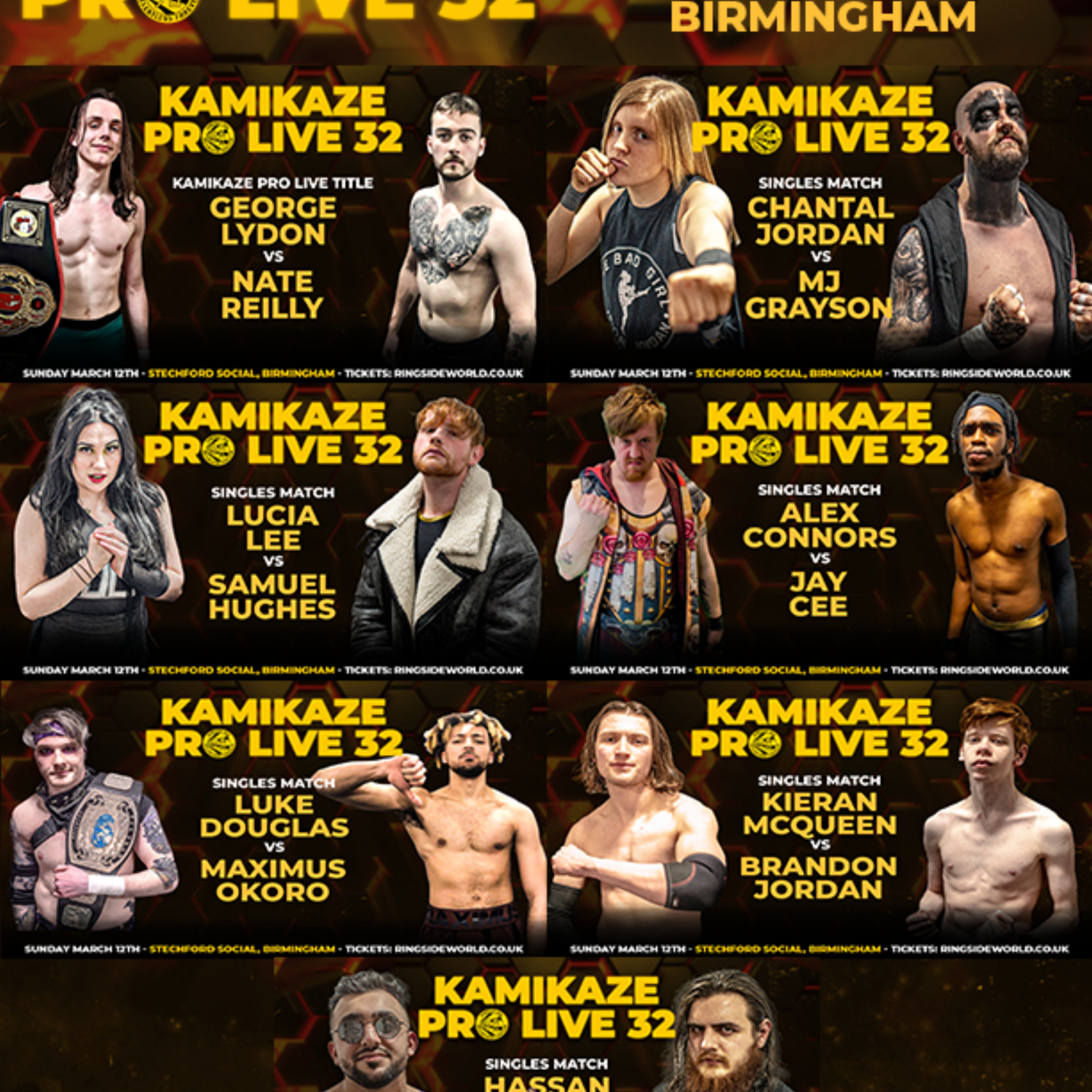 Kamikaze Pro Live 32 | Resultados e imágenes | Superluchas