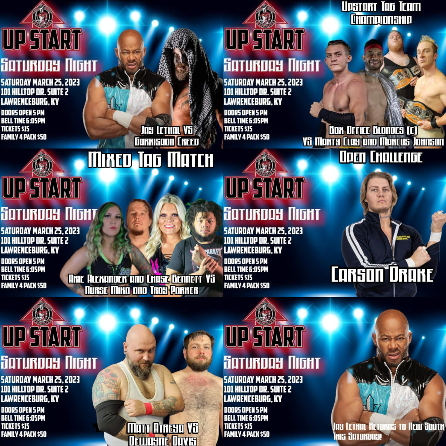 NSW Upstart Saturday Night | con Jay Lethal | Superluchas