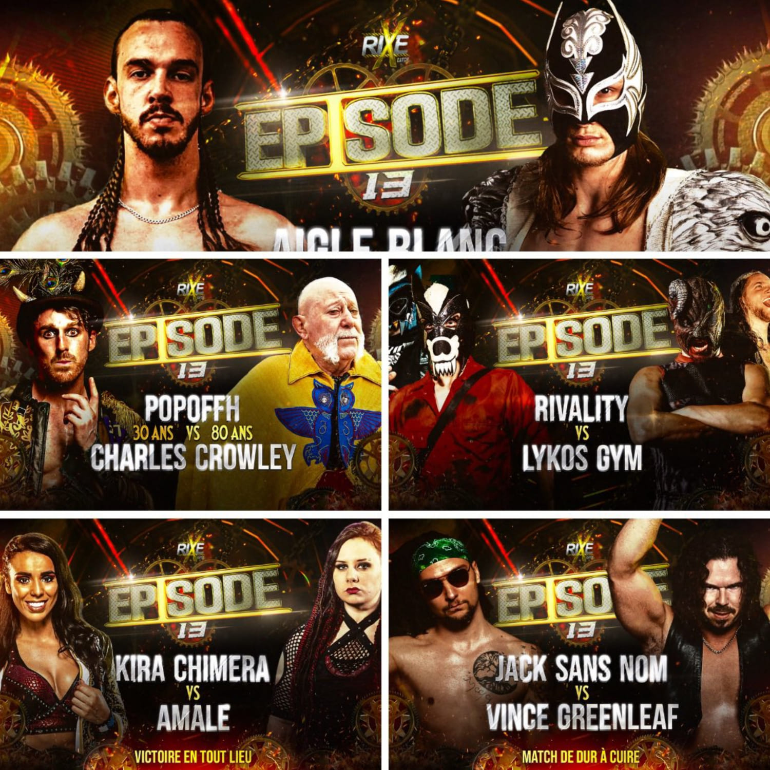 Rixe Episode 13 | Resultados e imágenes | Superluchas