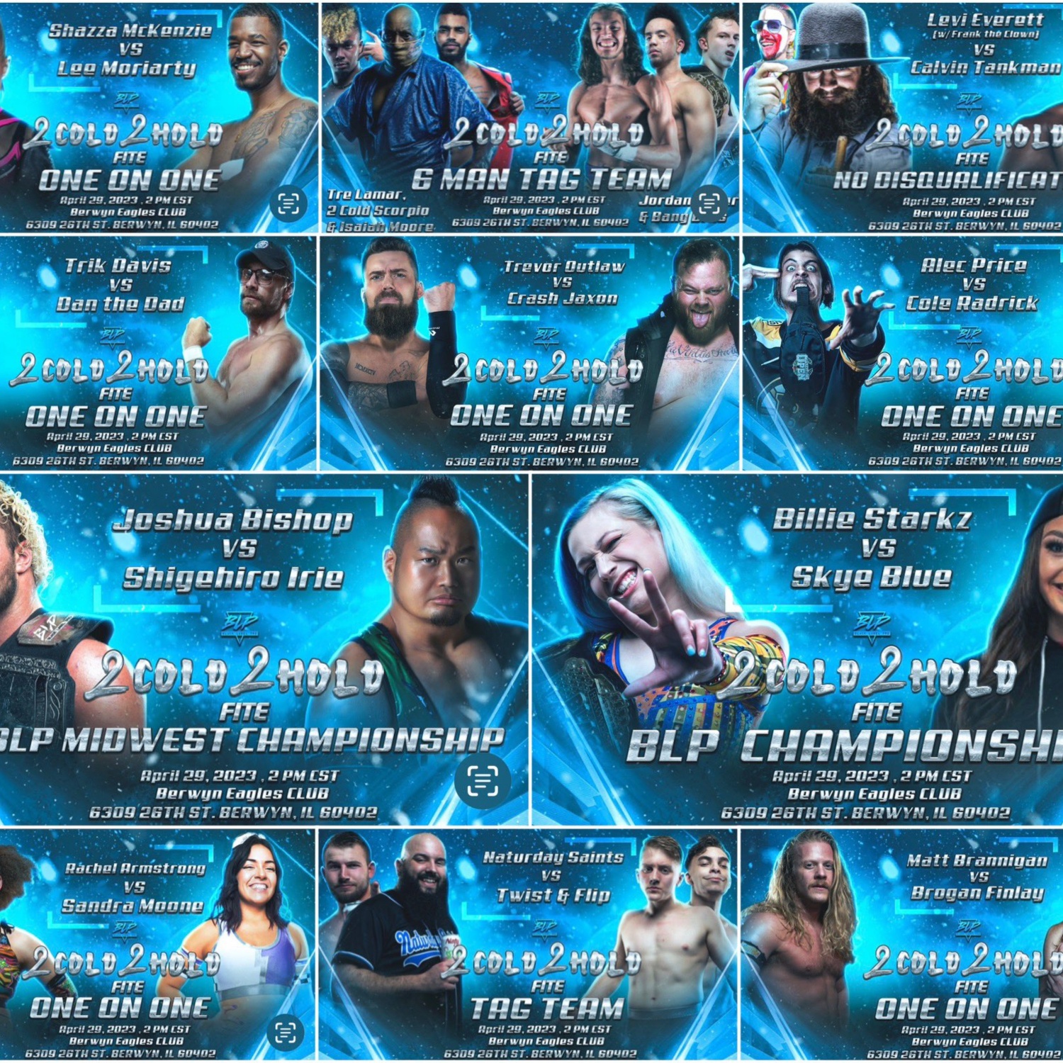 BLP 2 Cold 2 Hold | Resultados e imágenes | Superluchas