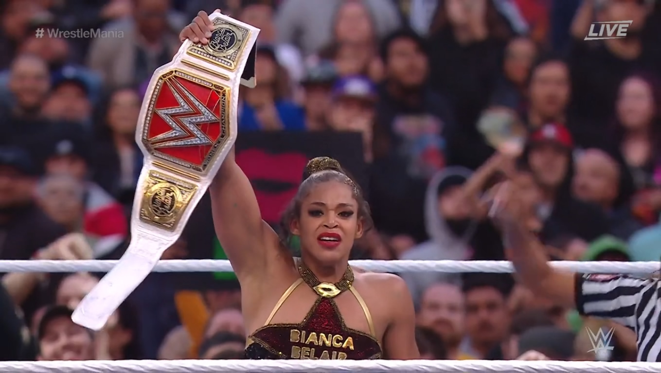 WrestleMania 39: Bianca Belair retuvo el Campeonato de RAW | Superluchas