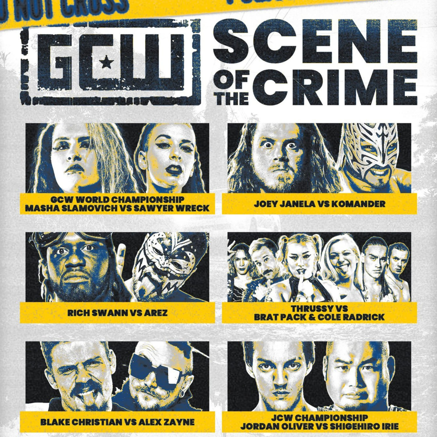 GCW Scene Of The Crime | Resultados e imágenes | Superluchas