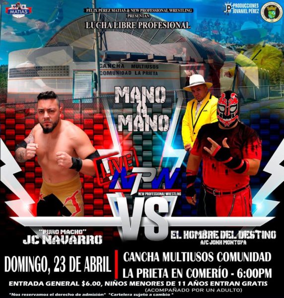 NPW LIVE este Domingo 23 en la Prieta en el pueblo de Comerio - OT Fernandez frente a Eros ...