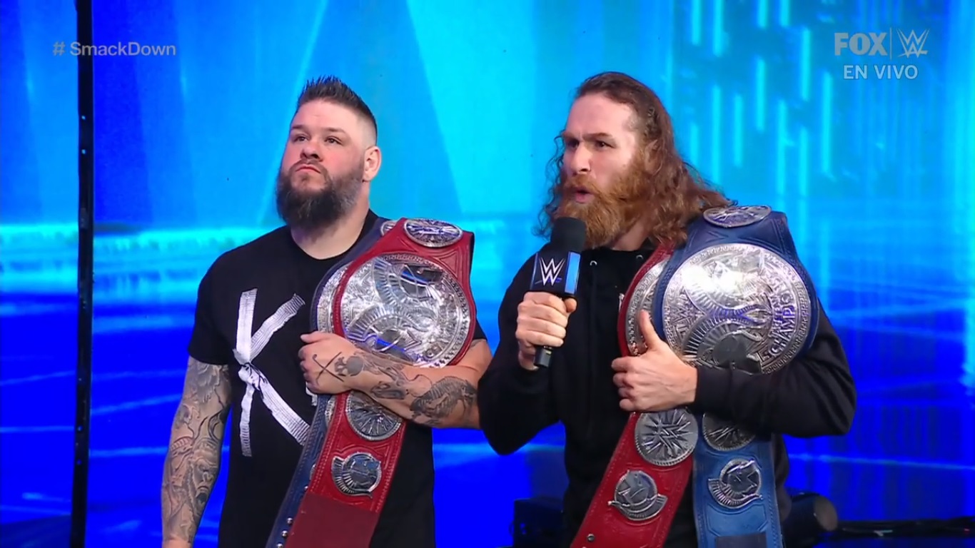 SmackDown: Kevin Owens y Sami Zayn vencieron a The Usos