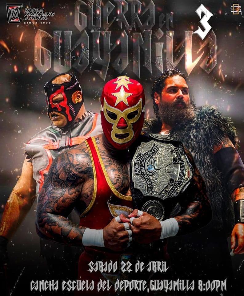 WWC: Guerra en Guayanilla 3 - Triple Amenaza por el Campeonato ...
