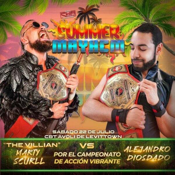 CWA: Summer Mayhem en la Avoli - Regresa Marty Scurll a Puerto Rico ...