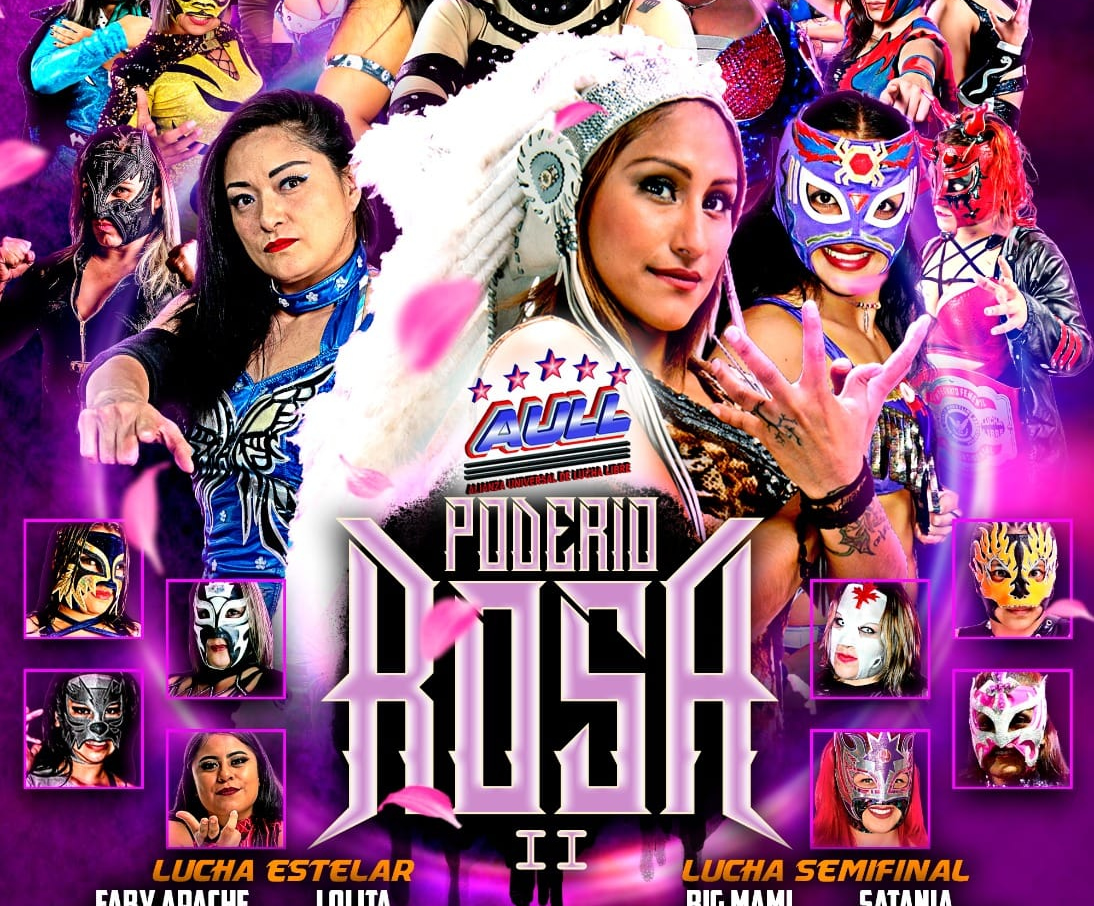 Poderío Rosa II: La lucha libre femenil toma la Arena López Mateos | Superluchas
