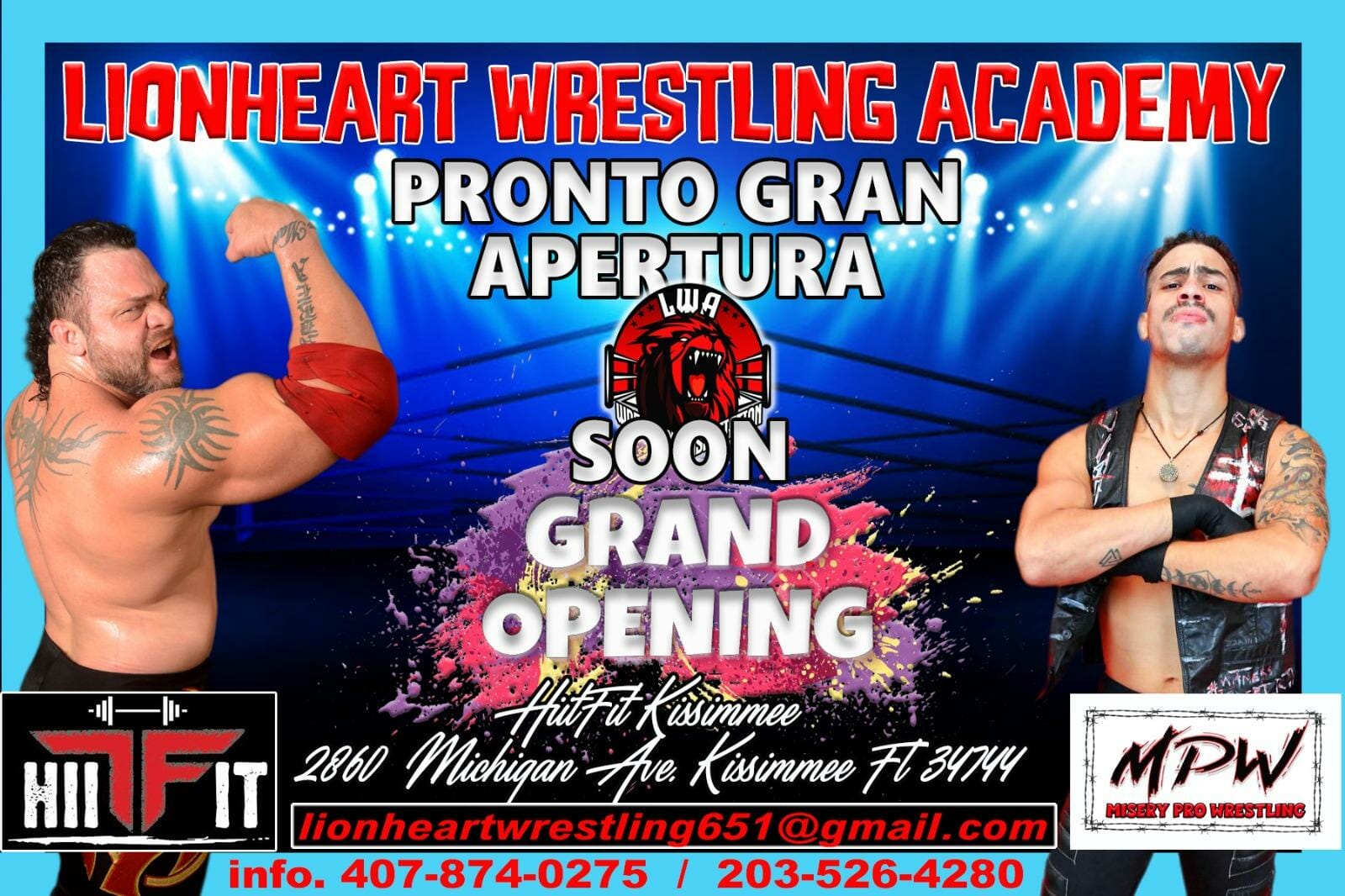«El León» Apolo abre Lionheart Wrestling Academy en la Florida ...
