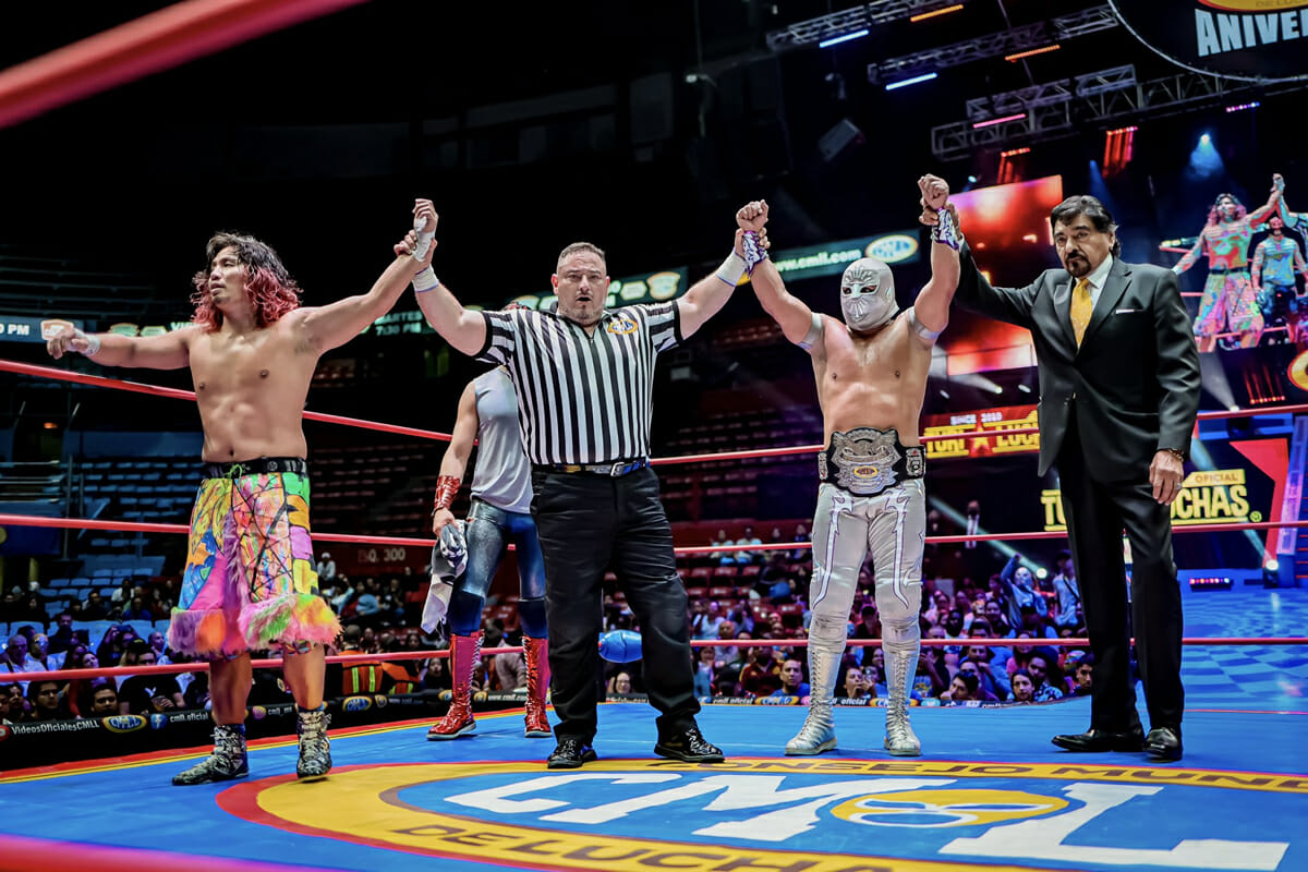 CMLL: Místico retuvo su campeonato aunque de mala manera | Superluchas