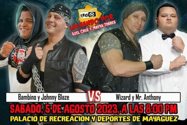 Cartel de Lucha Libre en Puerto Rico Luchando por Axel Cruz | Superluchas
