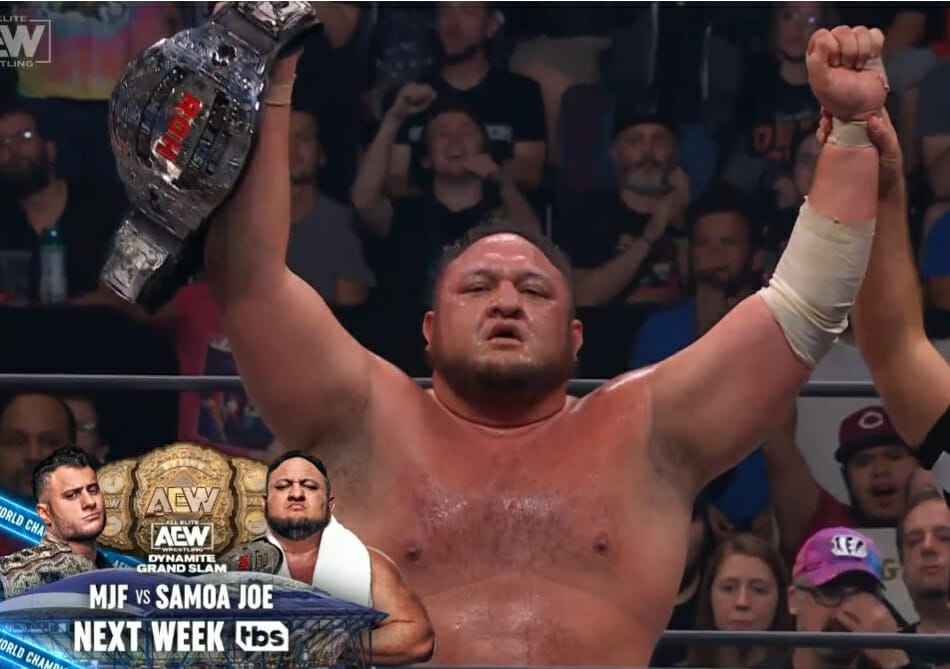 Samoa Joe será el retador de MJF en Grand Slam | Superluchas