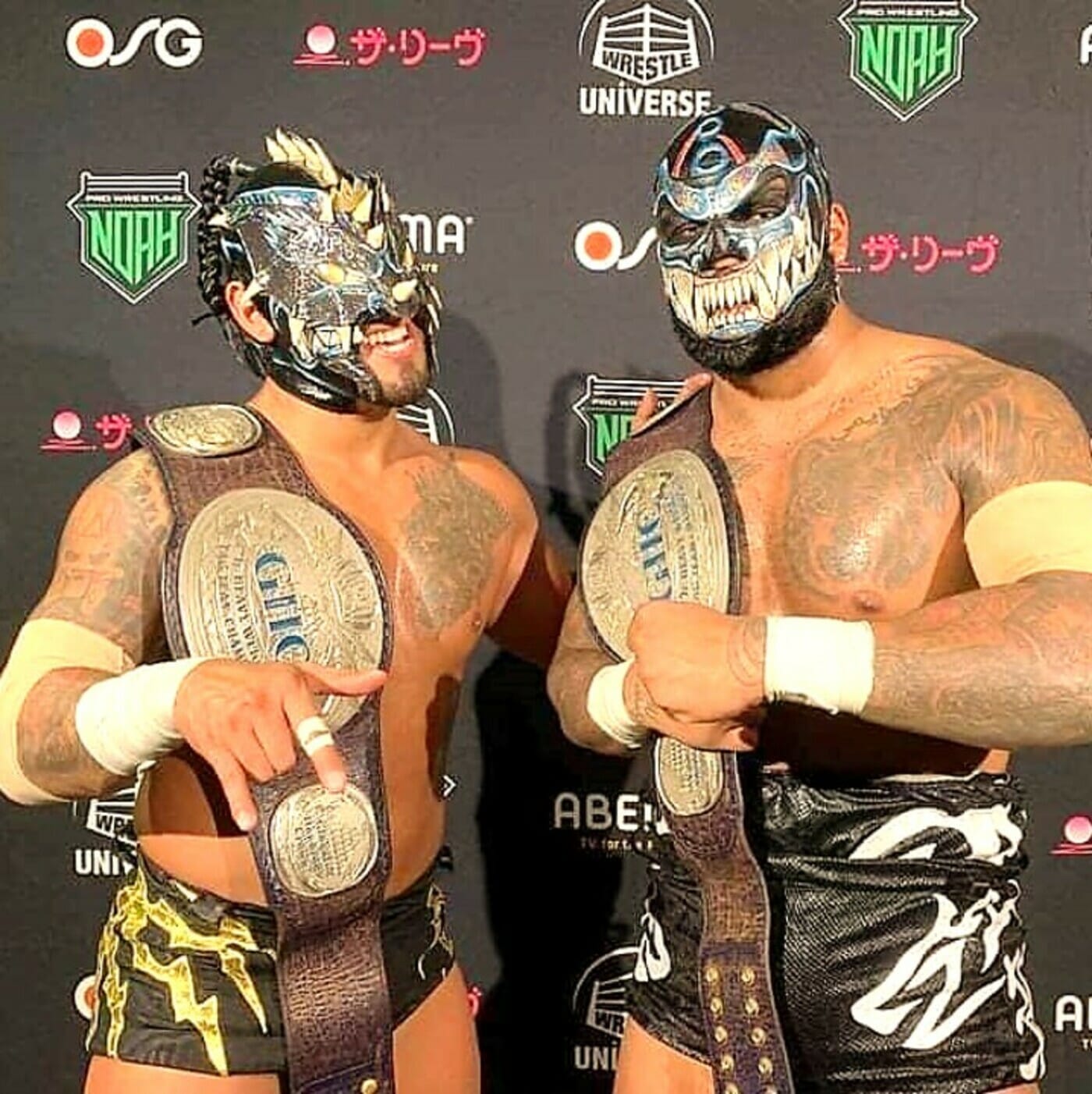 NOAH: Alpha Wolf y Dragon Bane, nuevos campeones | Superluchas