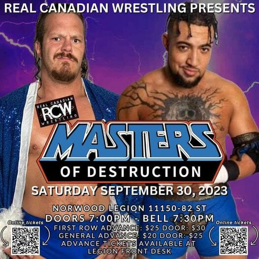 Resultados Real Canadian Wrestling 30 de septiembre 2023