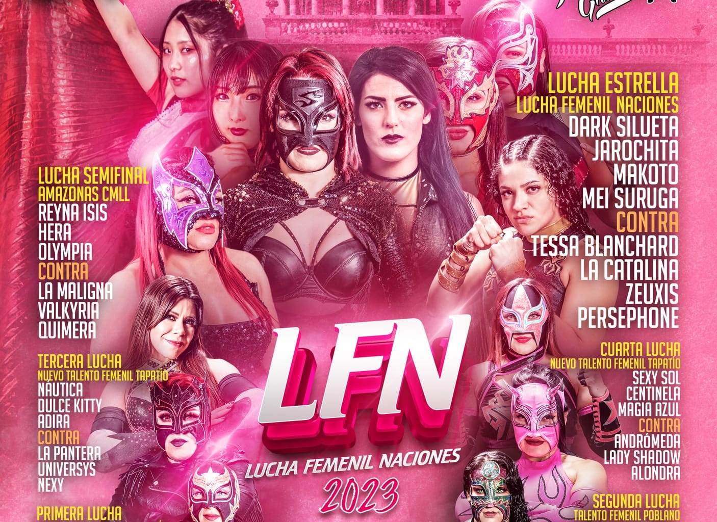 Arena Coliseo de Guadalajara presentará Lucha Femenil Naciones | Superluchas