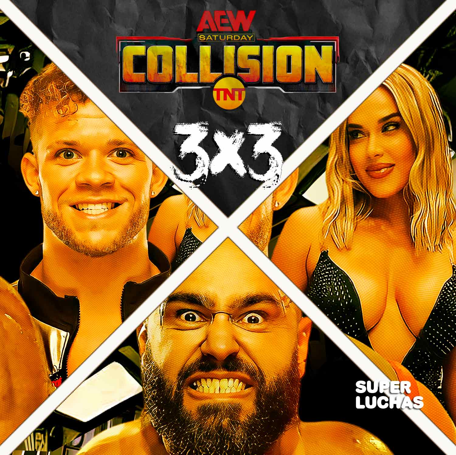 3×3: Lo mejor y lo peor de AEW COLLISION 21 de octubre 2023 | Superluchas