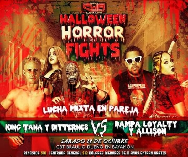 CWA: Cartel para Halloween Horror Fights - Rodrigo «Peligro» García ...