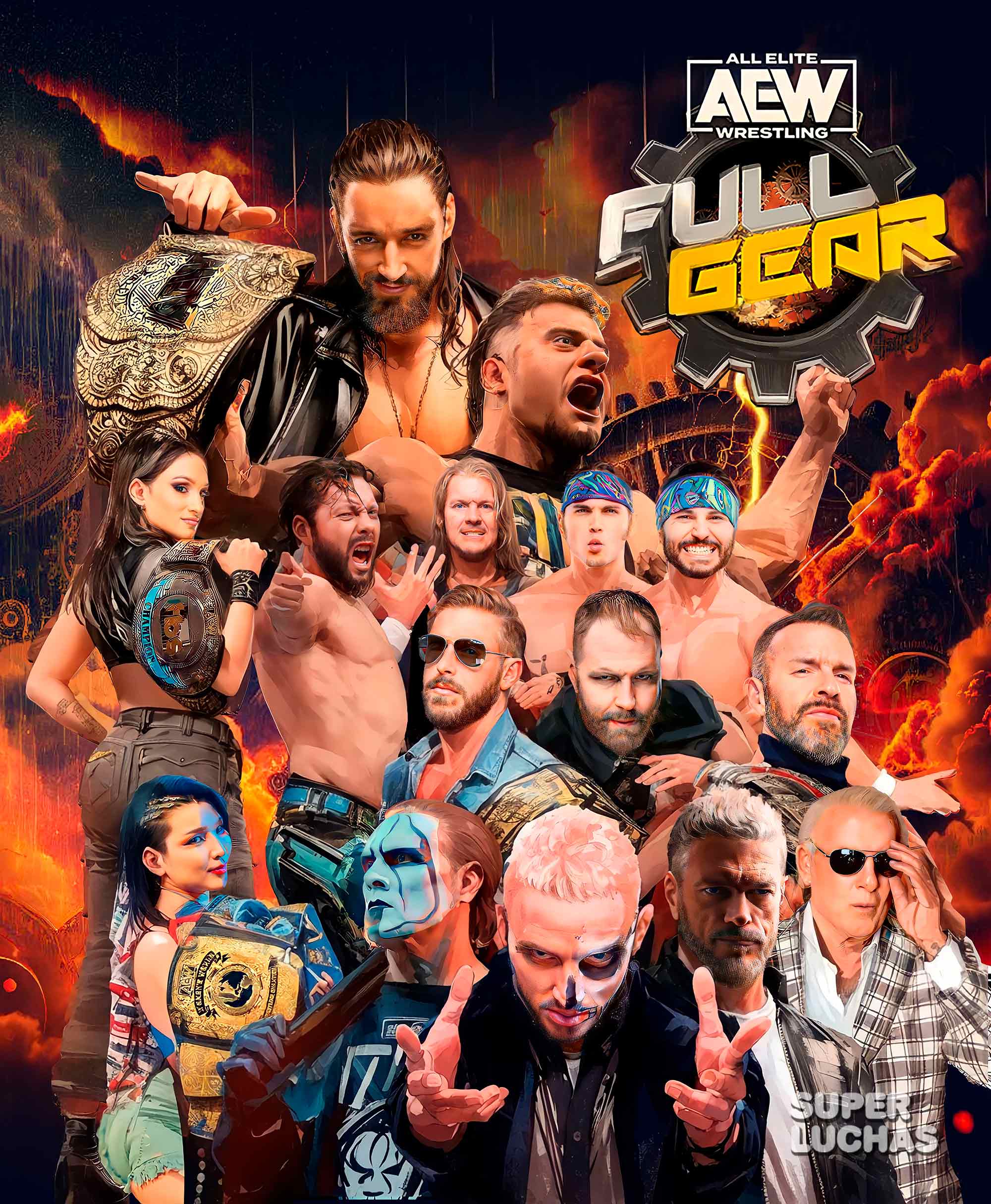 AEW FULL GEAR 2023 | Resultados en vivo | Superluchas