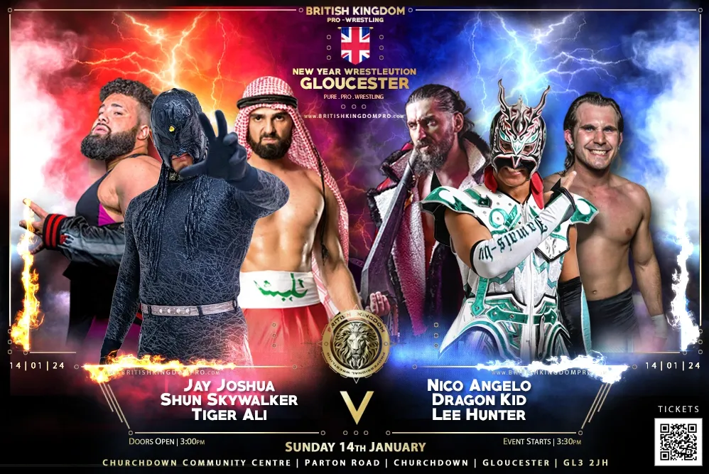 Resultados British Kingdom Pro-Wrestling 14 de enero 2024