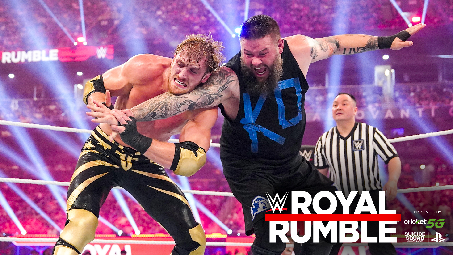 Kevin Owens y Logan Paul pelearon en conferencia de Elimination Chamber