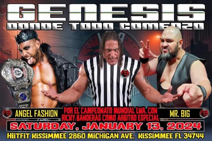 LWA: El Mesias Ricky Banderas llega a Genesis este Sábado en Florida ...