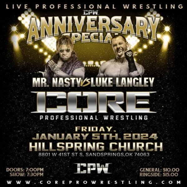 Resultados Core Professional Wrestling 5 de enero 2024