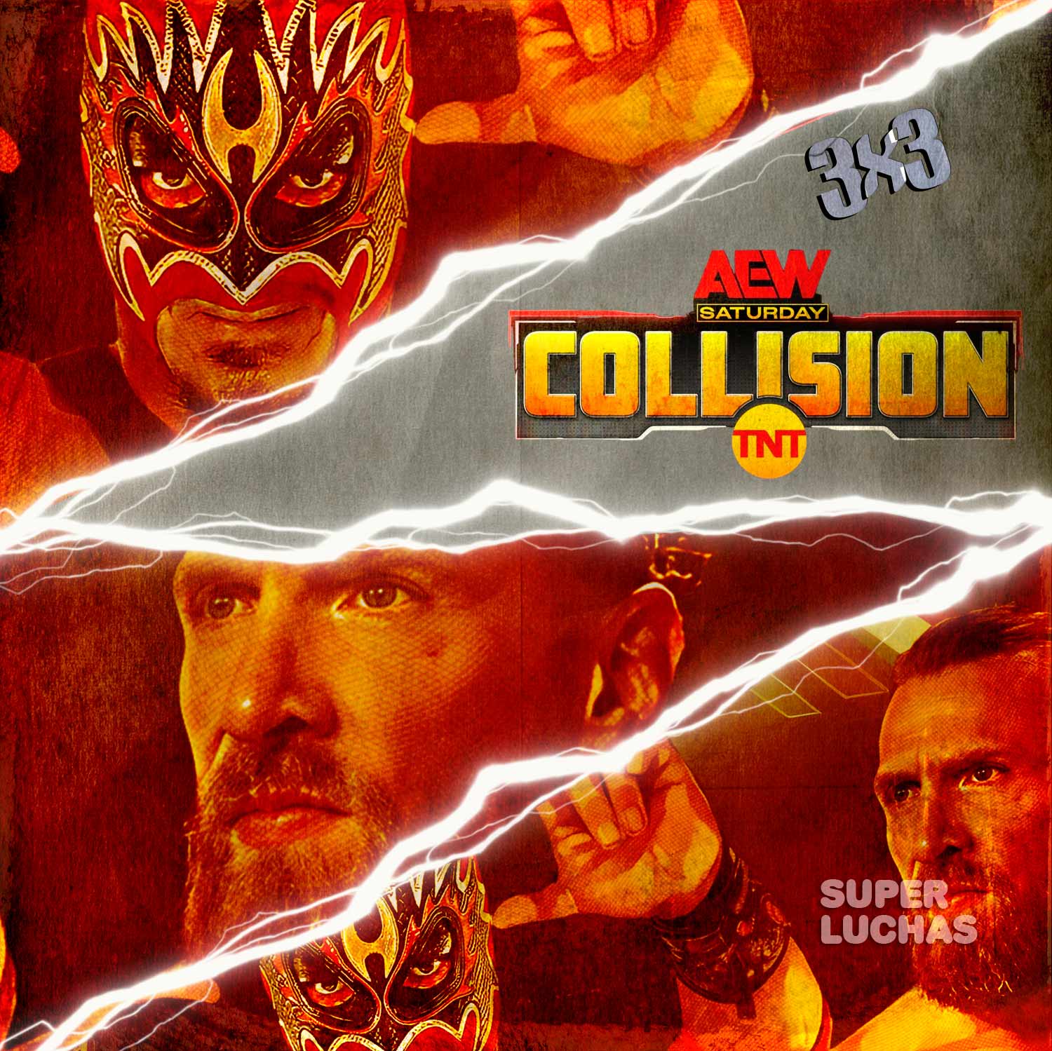 3×3: Lo mejor y lo peor de AEW COLLISION 3 de febrero 2024 | Superluchas