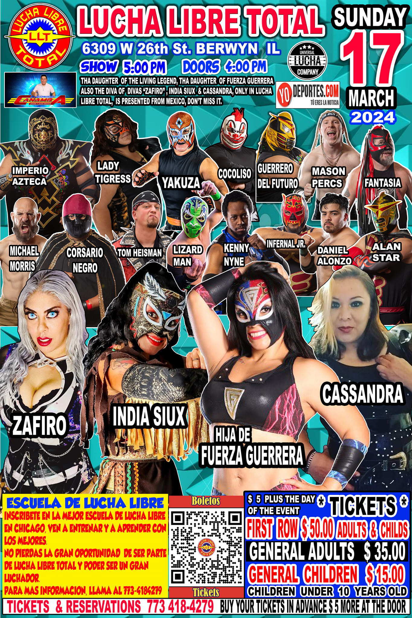 Triunfo de King Rey Misterio sobre Psicosis en Lucha Libre Total