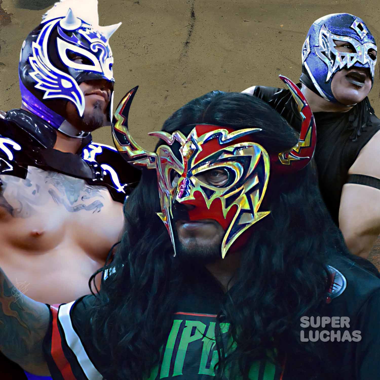 Triunfo de King Rey Misterio sobre Psicosis en Lucha Libre Total
