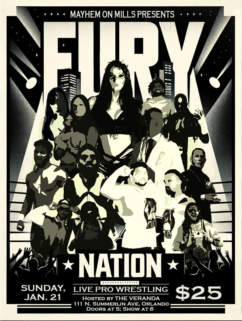 Resultados Mayhem on Mills 16 de febrero 2024 | Fury Nation