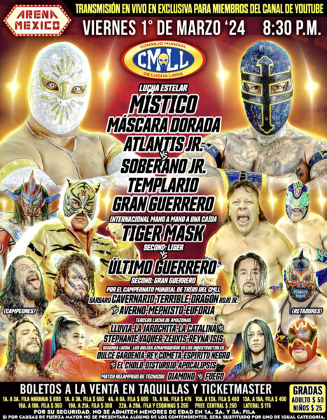 Así será la visita de Jushin «Thunder» Liger y Tiger Mask a México ...