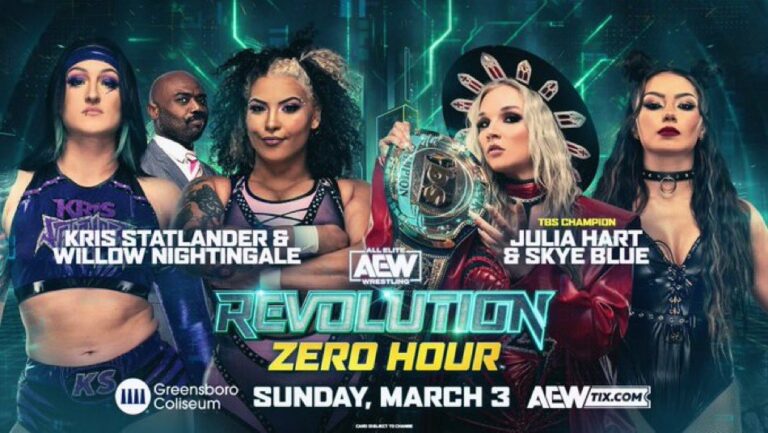 AEW Revolution: Kris Statlander y Willow Nightingale vencieron a Julia Hart y Skye Blue