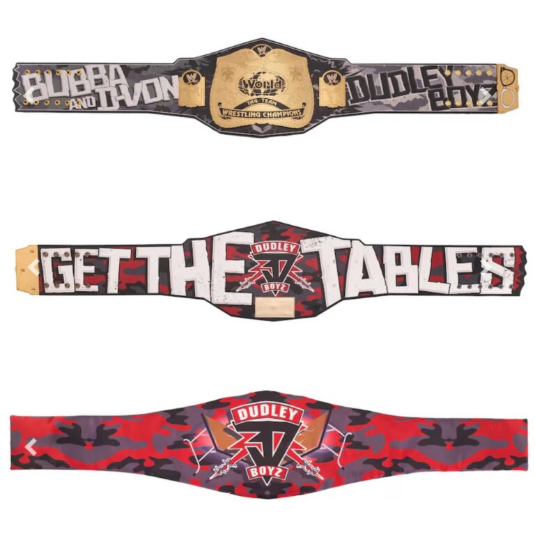 WWE vende réplica de antiguo Campeonato de Parejas de Dudley Boyz