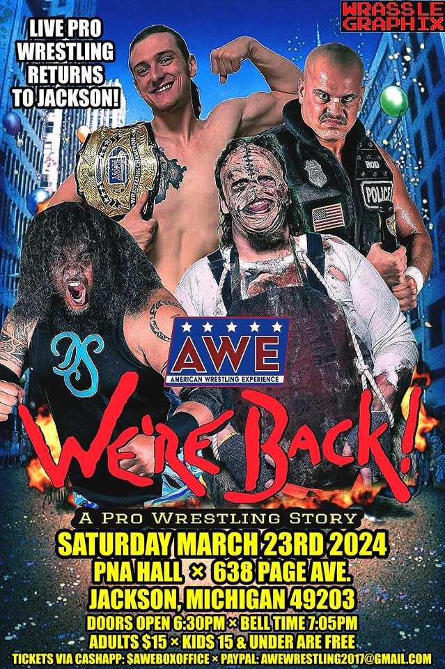 Resultados American Wrestling Experience 23 de marzo 2024