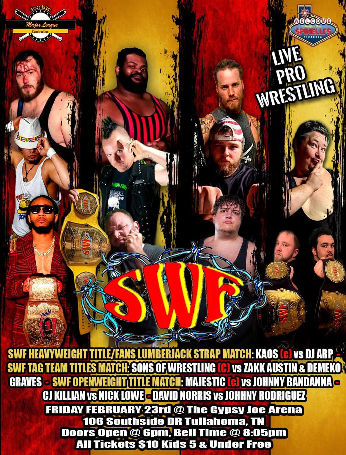 Resultados Southern Wrestling Federation 1 de marzo 2024