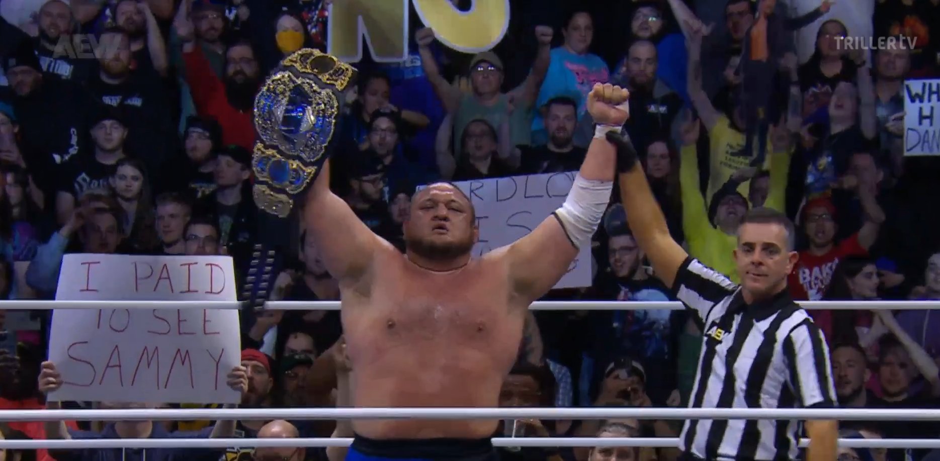 Samoa Joe venció a Wardlow y retuvo el Campeonato Mundial AEW