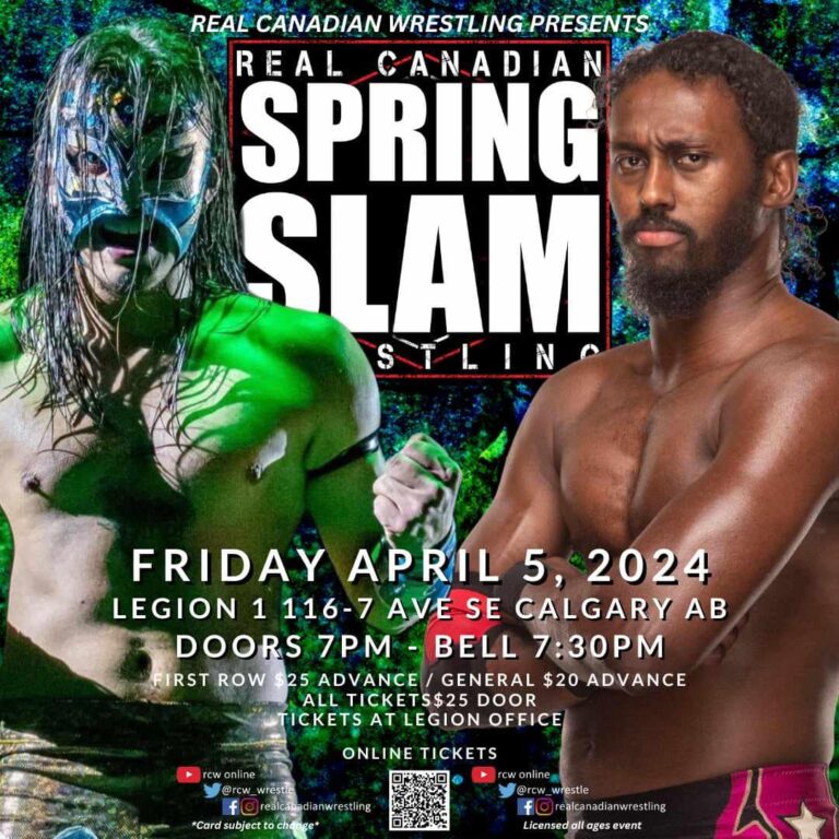 Resultados Real Canadian Wrestling 5 de abril 2024 | Spring Slam