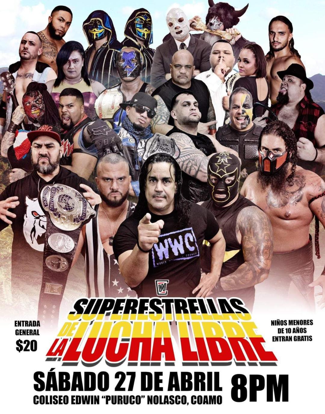 WWC: «Mr. Rayting» Ray González frente a Xavant en Coamo | Superluchas