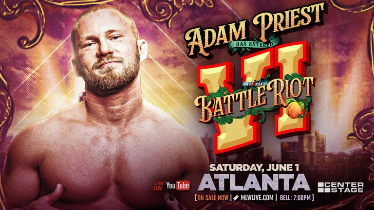Adam Priest debuta en MLW Battle Riot VI | Superluchas