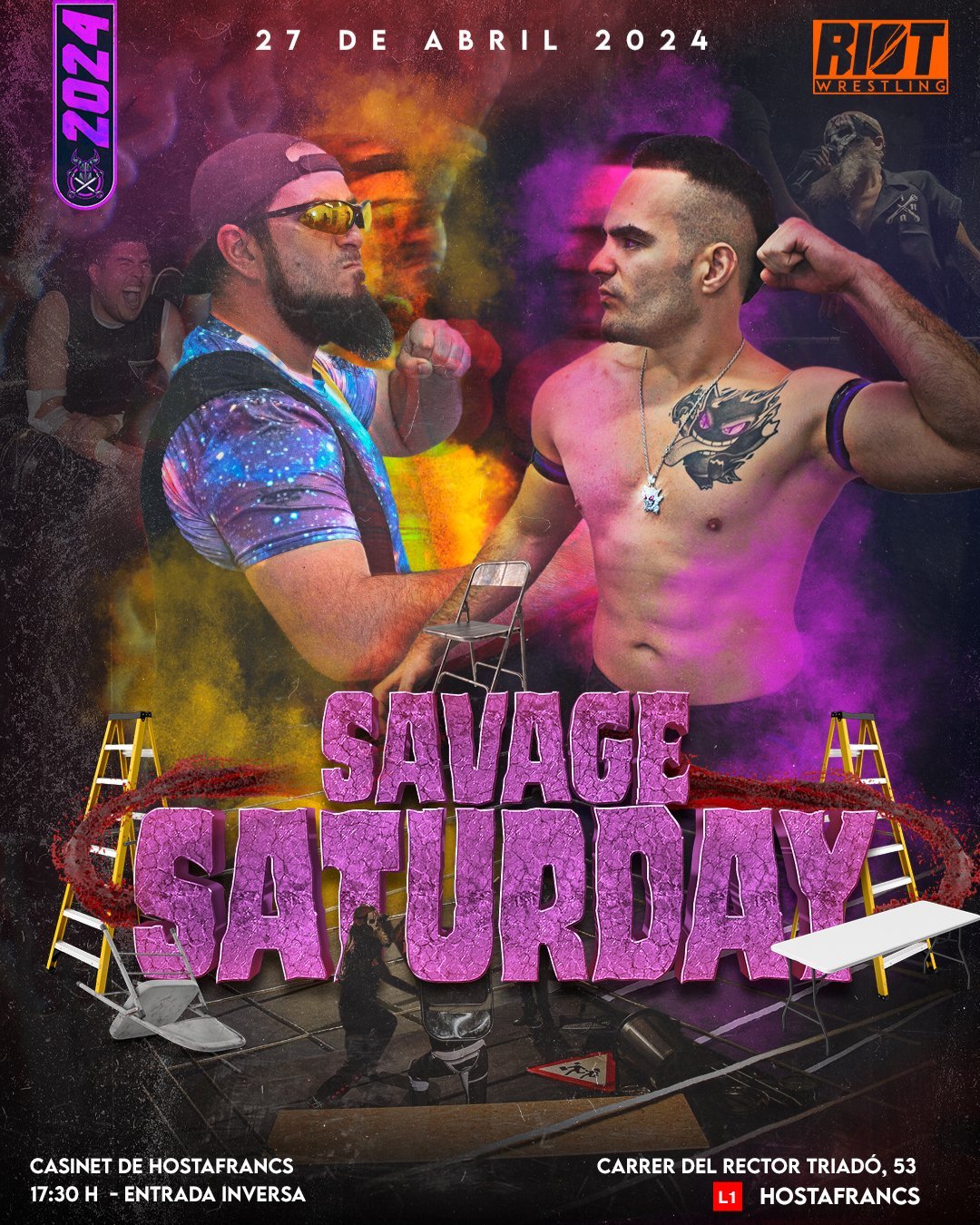 Resultados RIOT: Savage Saturday 2024 | Superluchas
