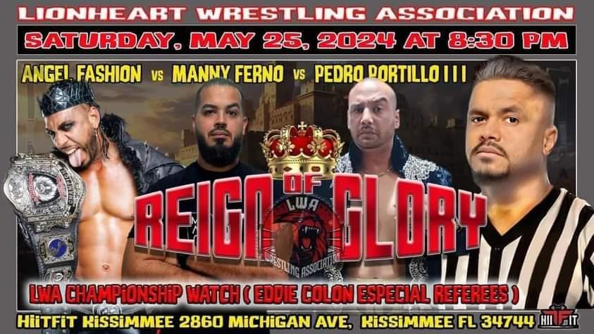 Reign of Glory este 25 de Mayo en Kissimmee - Eddie Primo Colón llega a ...