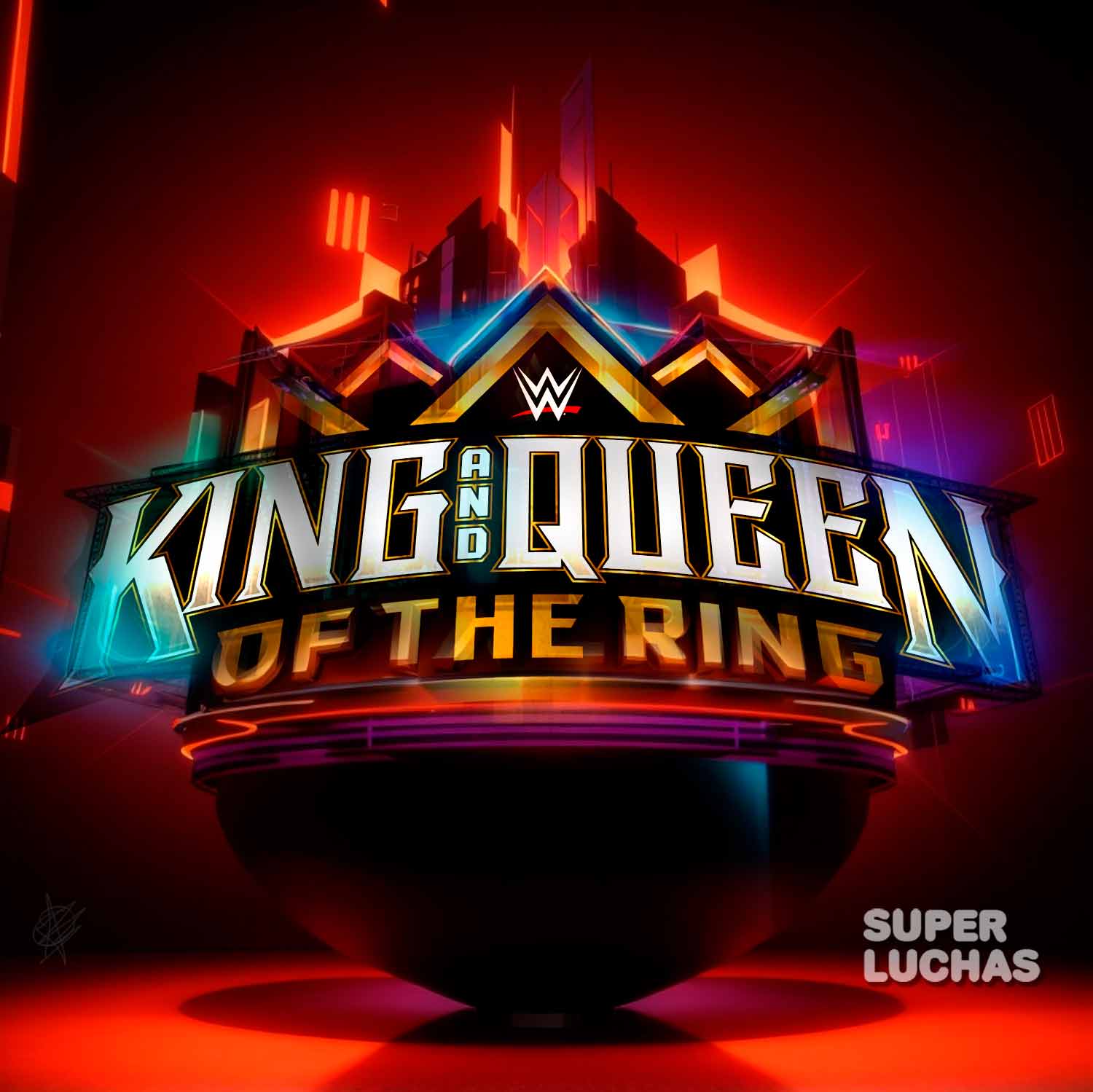 Cartel definitivo de King and Queen of the Ring | Superluchas