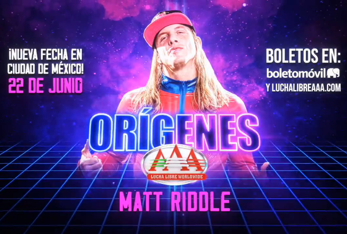 Matt Riddle se presentará en AAA | Superluchas