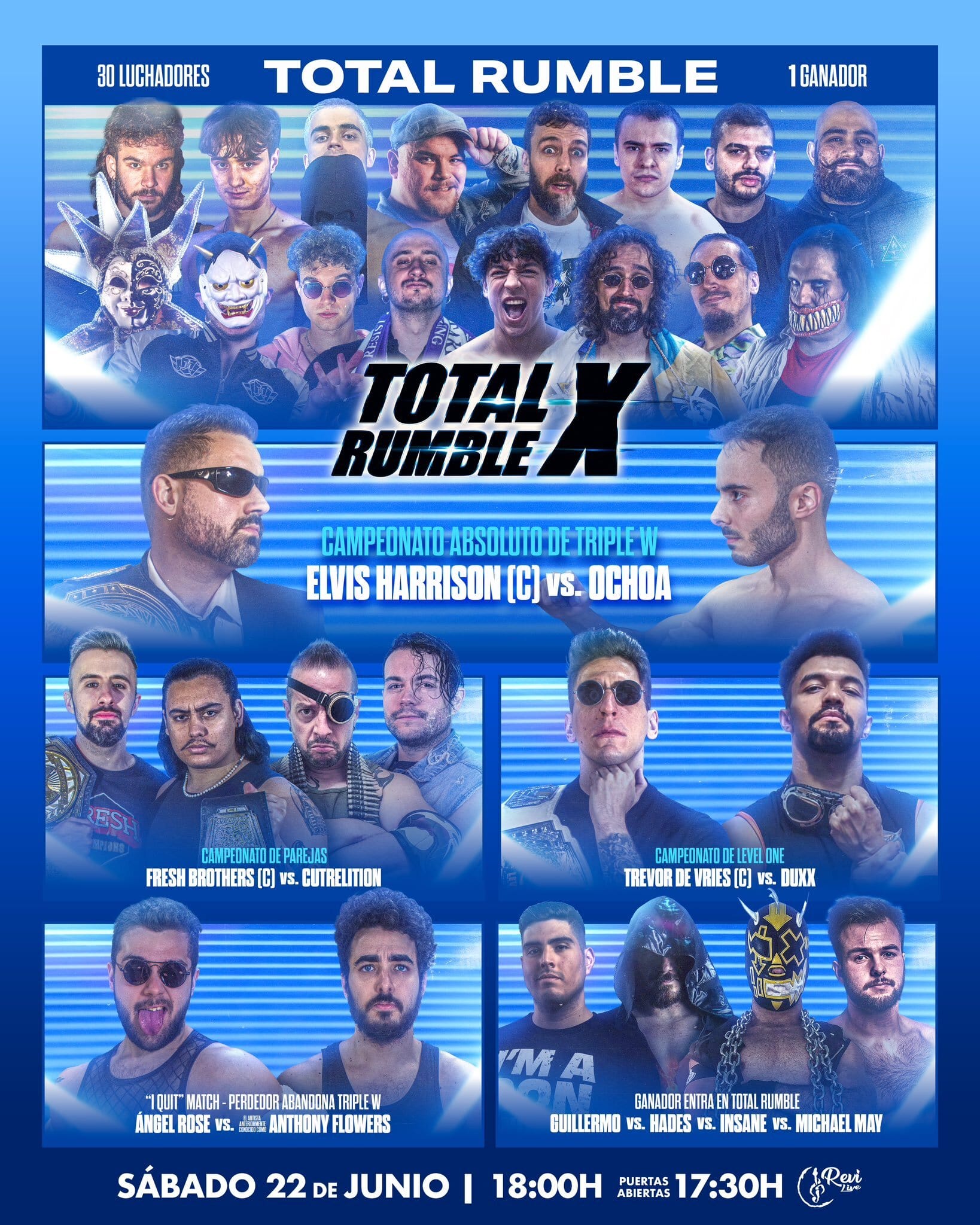 Resultados Triple W - Total Rumble X | Superluchas